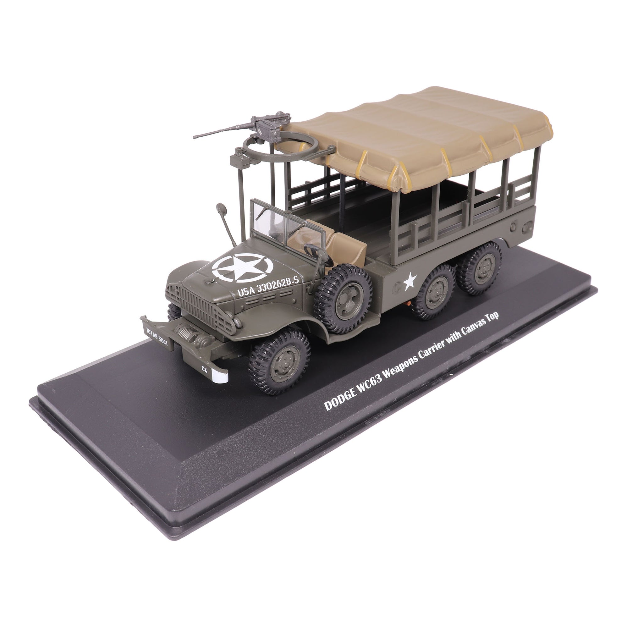 DODGE WC63 Weapons Carrier with Canvas Top (1:43 Scale) — Motor City ...