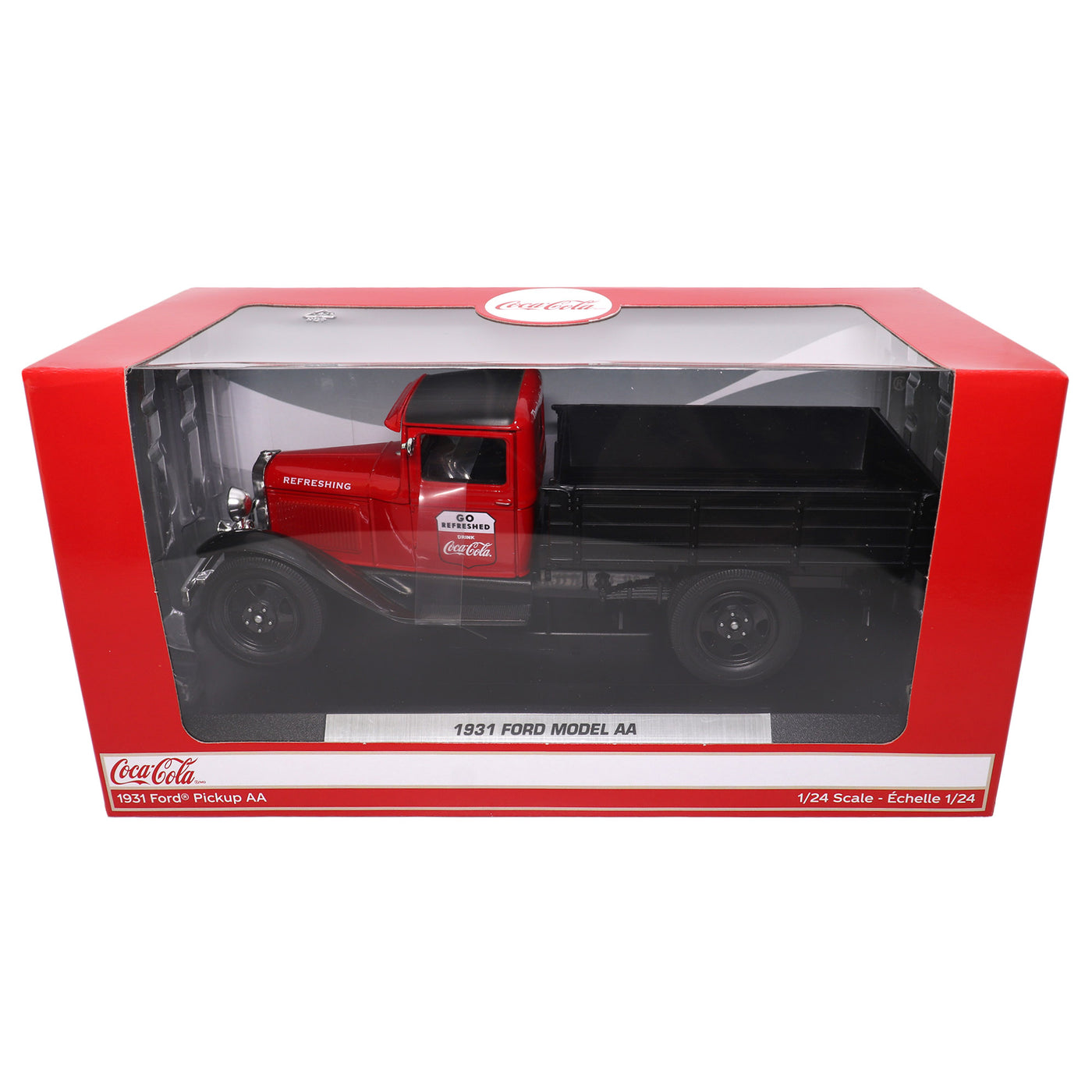 1931 Coca Cola Ford Pickup Model AA Red (1:24 Scale) — Motor City Classics