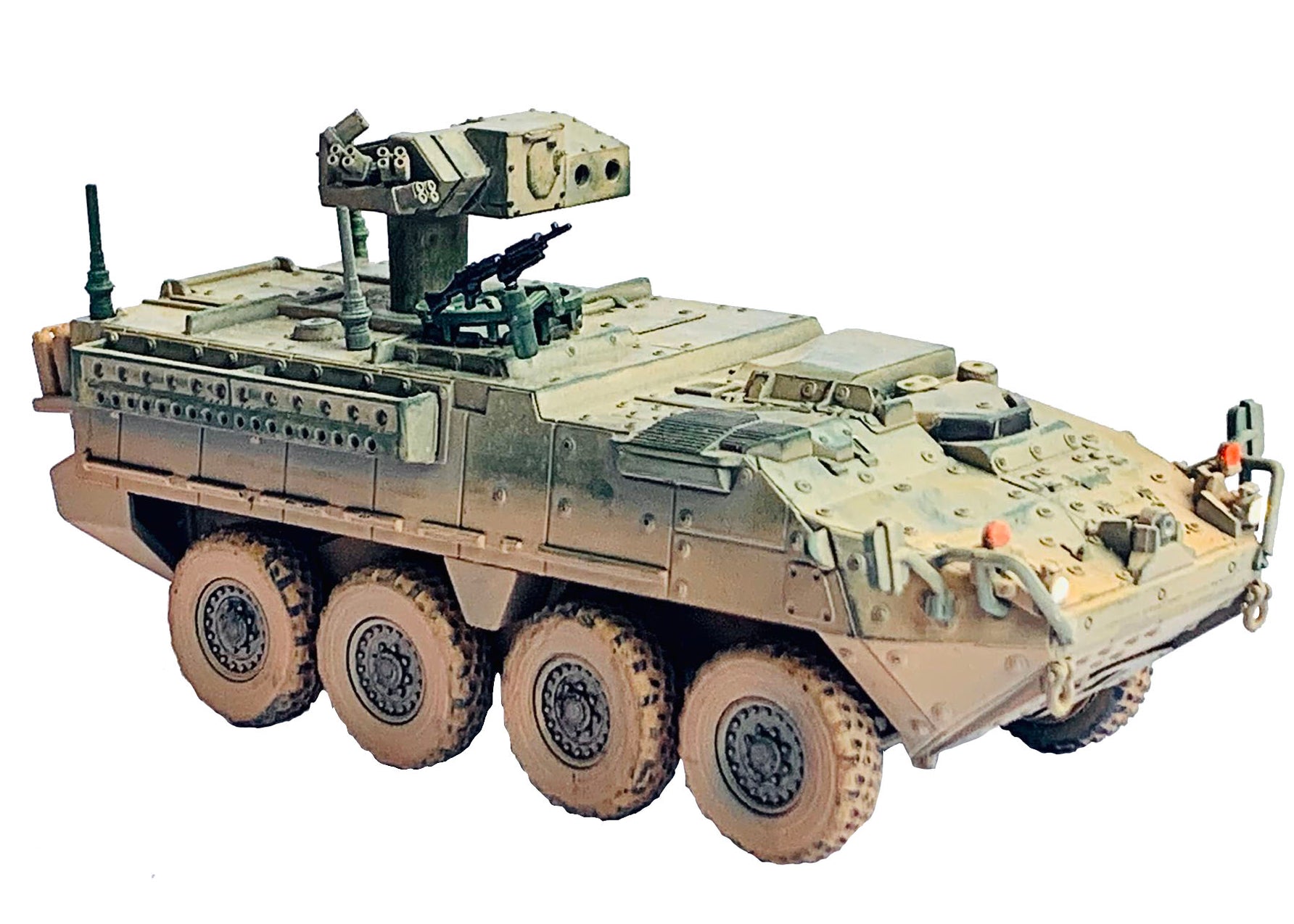 US M1134 Stryker ATGM, Syria 2020 (1:72 Scale) — Motor City Classics