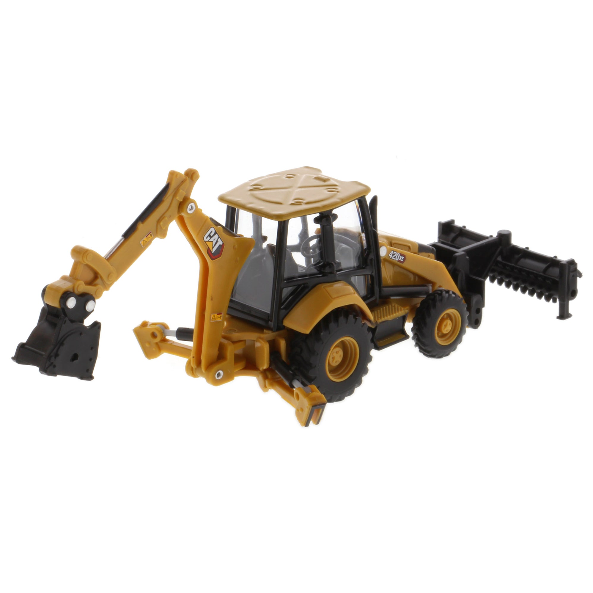 1:64 Cat 420 XE Backhoe Loader — Motor City Classics