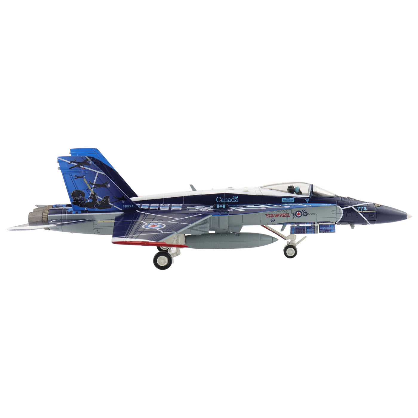 1:72 Scale CF-188 "100th Anniversary Scheme" 188774, RCAF, 2024 — Motor ...