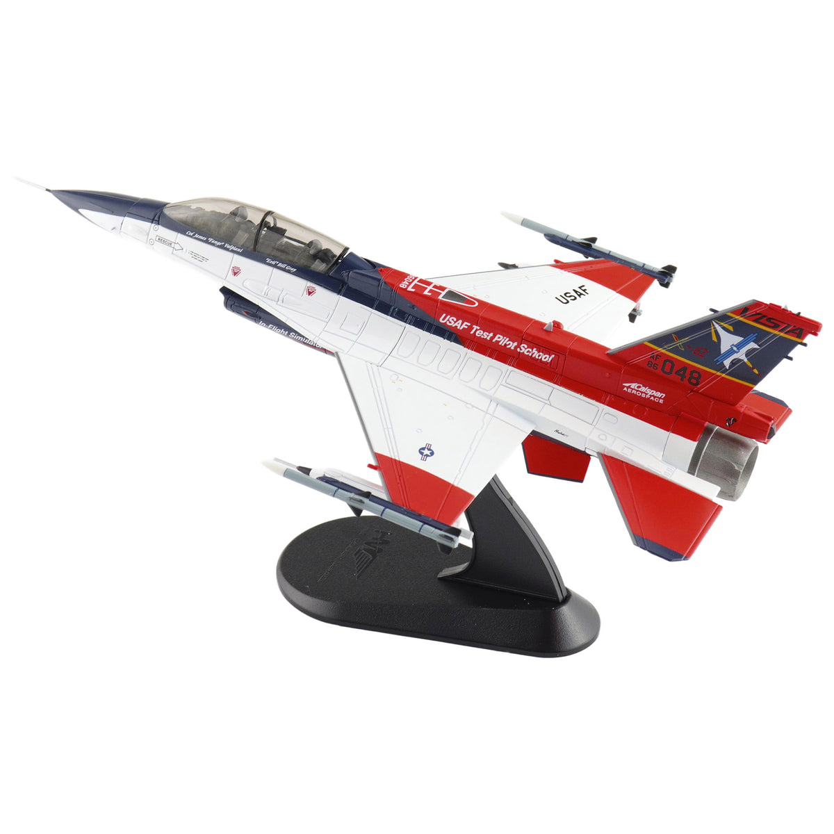 1:72 Scale X-62A VISTA 86-0048, USAF Test Pilot School, Edwards AFB (w ...