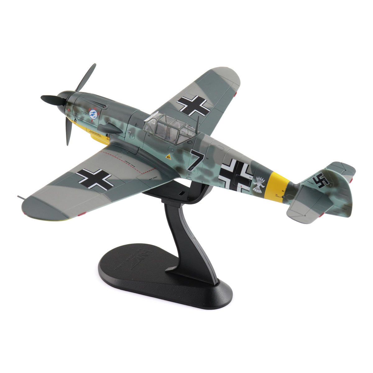 1:48 Scale BF 109F-2 "Cabo Mecanico Zaro" Black 7, 2 Escuadrilla Azulm ...