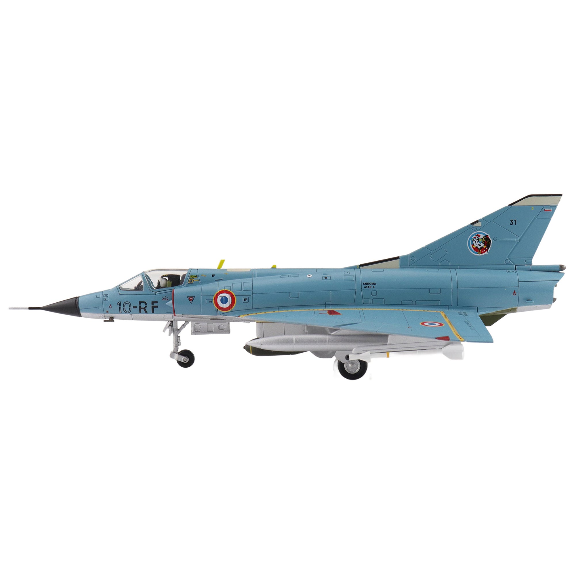 1:72 Scale Mirage IIIC 10-RF:No.31, EC 2:10 Seine, French Air Force, F ...